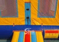 China 13x13 ft Kids Inflatable Bounce House with Obstacle and Basketball Hoop Waterproof for sale