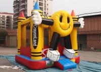 China 13x13 ft Indoor Children Crayonland Inflatable Bouncer EN14960 Certified with Blower for sale
