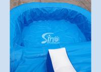 China 17ft Commercial Inflatable Water Slide with Pool Lead Free PVC Tarpaulin for Kids for sale