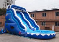 China 17ft Commercial Inflatable Water Slide with Pool Lead Free PVC Tarpaulin for Kids for sale