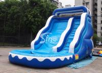 China 17ft Commercial Inflatable Water Slide with Pool Lead Free PVC Tarpaulin for Kids for sale