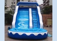 China 17ft Commercial Inflatable Water Slide with Pool Lead Free PVC Tarpaulin for Kids for sale
