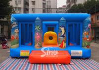 China Durable Blue Kids Inflatable Jumper Flame Retardant For Indoor Use for sale