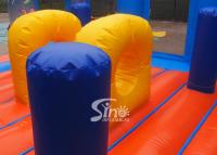 China Durable Blue Kids Inflatable Jumper Flame Retardant For Indoor Use for sale