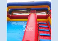 China Commercial Grade Lead Free Kids Inflatable Water Slide with Pool 7.3m x 4.0m x 4.3m for sale