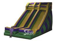 China Commercial 0.55mm PVC Tarpaulin Inflatable Water Slide 9m x 5m for Adults for sale
