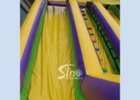 China Commercial 0.55mm PVC Tarpaulin Inflatable Water Slide 9m x 5m for Adults for sale