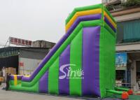 China Commercial 0.55mm PVC Tarpaulin Inflatable Water Slide 9m x 5m for Adults for sale