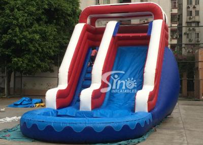China Commercial Inflatable Water Slide 27ft x 13ft x 17ft with 1st Class PVC Tarpaulin for sale
