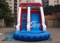 China Commercial Inflatable Water Slide 27ft x 13ft x 17ft with 1st Class PVC Tarpaulin for sale