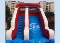 China Commercial Inflatable Water Slide 27ft x 13ft x 17ft with 1st Class PVC Tarpaulin for sale