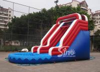 China Commercial Inflatable Water Slide 27ft x 13ft x 17ft with 1st Class PVC Tarpaulin for sale