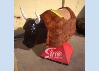 China Commercial Inflatable Mechanical Bull Ride Arena 5m x 5m with Digital Printing for sale