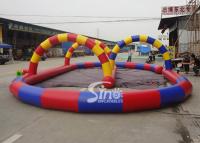 China Inflatable Race Track for Karts and Zorb Balls 12.8m x 6.7m Outdoor Sporting Event for sale