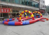 China Inflatable Race Track for Karts and Zorb Balls 12.8m x 6.7m Outdoor Sporting Event for sale