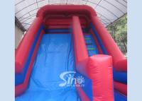 China Commercial Inflatable Pool Slide 8m x 4m with 0.55mm PVC Tarpaulin for Kids Parties for sale