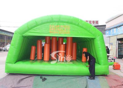 China Inflatable Obstacle Tunnel Tent 10x5x2.5m for Adults Outdoor Adventure Challenge for sale