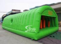 China Inflatable Obstacle Tunnel Tent 10x5x2.5m for Adults Outdoor Adventure Challenge for sale