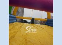 China Commercial Grade Inflatable Obstacle Slide 15m x 7.6m for Adults Outdoor Ramp Shape for sale