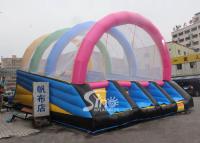 China Commercial Grade Inflatable Obstacle Slide 15m x 7.6m for Adults Outdoor Ramp Shape for sale