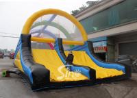 China Commercial Grade Inflatable Obstacle Slide 15m x 7.6m for Adults Outdoor Ramp Shape for sale