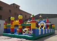 China Tom and Jerry Outdoor Kids Inflatable Playground 0.55mm PVC Tarpaulin Commercial Fun City for sale