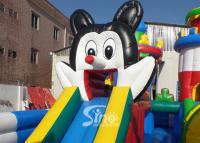 China Tom and Jerry Outdoor Kids Inflatable Playground 0.55mm PVC Tarpaulin Commercial Fun City for sale