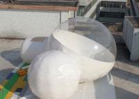 China Transparent Inflatable Camping Bubble Tent 2 Capsule Tunnels PVC 1.0mm for sale