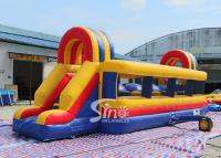 China 10x3m Giant Wipeout Inflatable Big Baller Obstacle Course for Adults Children Commercial Grade for sale