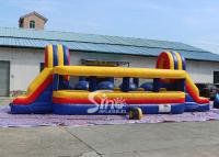 China 10x3m Giant Wipeout Inflatable Big Baller Obstacle Course for Adults Children Commercial Grade for sale