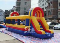 China 10x3m Giant Wipeout Inflatable Big Baller Obstacle Course for Adults Children Commercial Grade for sale