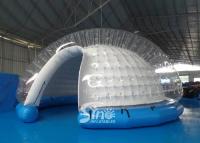 China 7.3 meters Dia. hemisphere advertising LED inflatable bubble tent for exhibition for sale