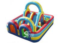 China Commercial Inflatable Obstacle Course 7m x 6m x 4.5m for Kids Outdoor Play for sale