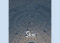 China 7.3 meters Dia. hemisphere advertising LED inflatable bubble tent for exhibition for sale