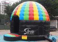 China Commercial Inflatable Disco Dome Bouncy Castle 6m x 5.2m Lead Free PVC for sale