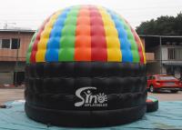 China Commercial Inflatable Disco Dome Bouncy Castle 6m x 5.2m Lead Free PVC for sale