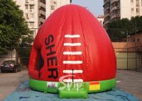China Red Dome AFL Australian Football Kids Jumping Castle 5m x 4.5m Outdoor Party Bouncy Castle for sale