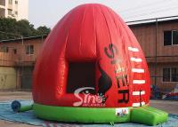 China Red Dome AFL Australian Football Kids Jumping Castle 5m x 4.5m Outdoor Party Bouncy Castle for sale