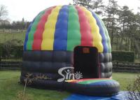 China Commercial Outdoor Inflatable Disco Dome Bouncy Castle 6m x 5.2m EN14960 for sale