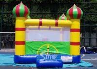 China Commercial Inflatable Bouncy Castle 5x4x3.6m with Pillar and Obstacle for Kids Parties for sale