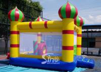 China Commercial Inflatable Bouncy Castle 5x4x3.6m with Pillar and Obstacle for Kids Parties for sale