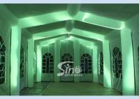 China 12x6m Inflatable Wedding Party Tent with LED Lights Movable Doors Windows for sale