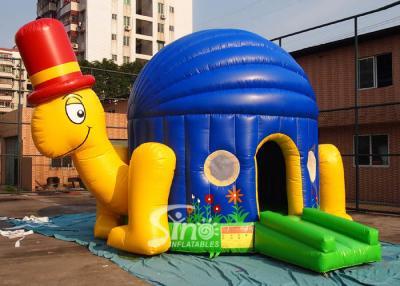 China Commercial Grade Kids Turtle Inflatable Bouncer 5.8x6.6m 0.55mm PVC Tarpaulin for sale