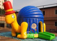 China Commercial Grade Kids Turtle Inflatable Bouncer 5.8x6.6m 0.55mm PVC Tarpaulin for sale