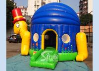China Commercial Grade Kids Turtle Inflatable Bouncer 5.8x6.6m 0.55mm PVC Tarpaulin for sale