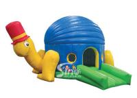 China Commercial Grade Kids Turtle Inflatable Bouncer 5.8x6.6m 0.55mm PVC Tarpaulin for sale