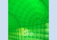China 7.0m x 3.6m Outdoor Inflatable Football Helmet Tunnel for Kids and Adults Training for sale