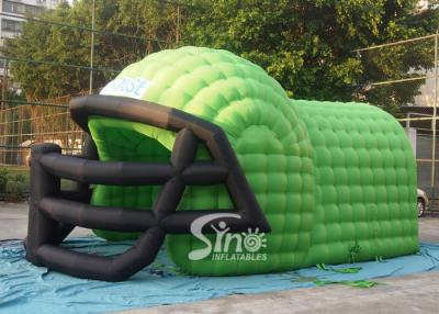 China 7.0m x 3.6m Outdoor Inflatable Football Helmet Tunnel for Kids and Adults Training for sale