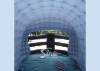 China Commercial Grade Giant Baseball Inflatable Helmet Tunnel Tent 7m x 3.6m x 3.6m for sale