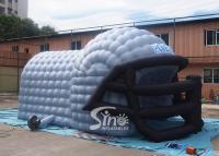 China Commercial Grade Giant Baseball Inflatable Helmet Tunnel Tent 7m x 3.6m x 3.6m for sale